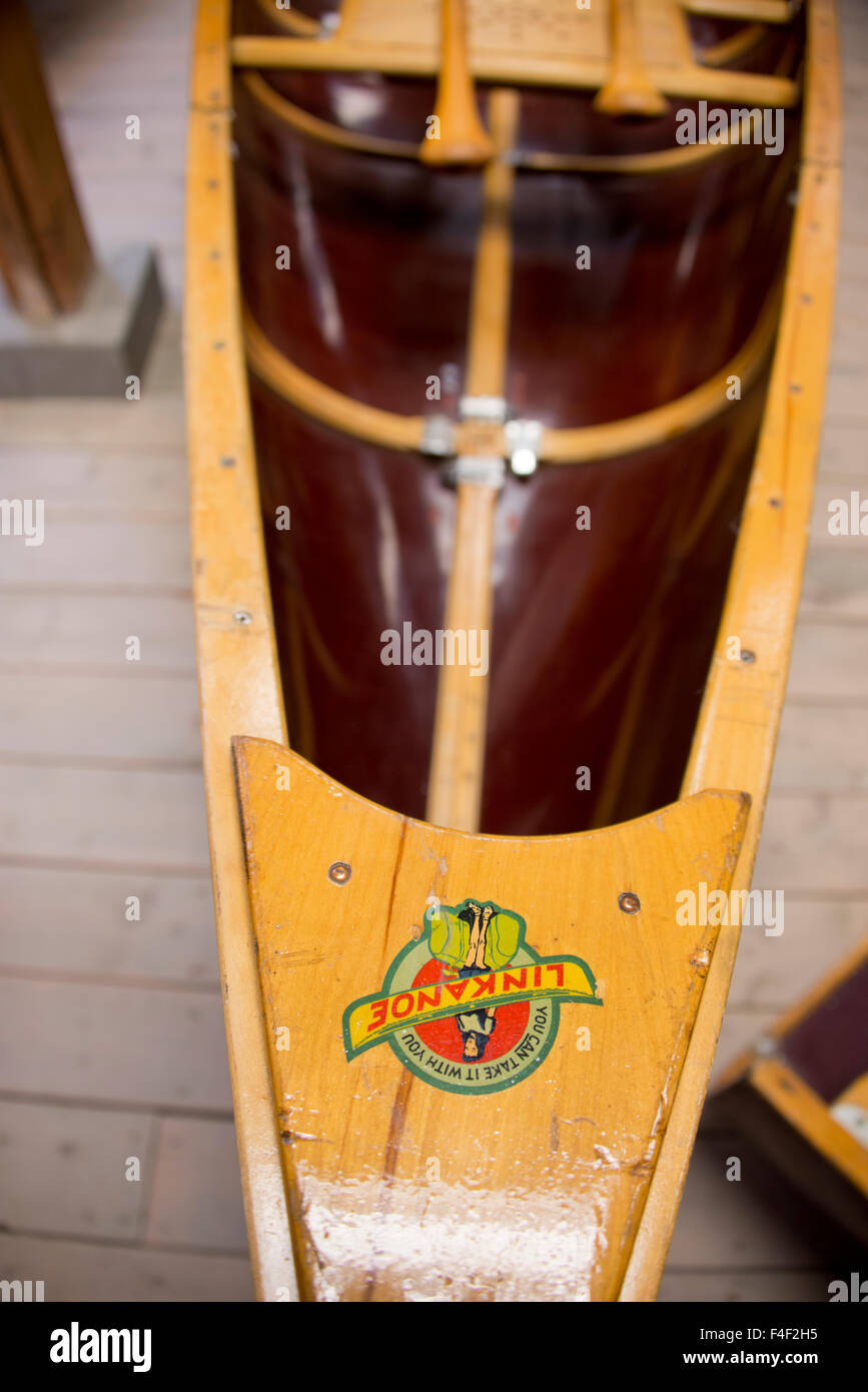New York, Clayton. Antique Boat Museum. 'Linkanoe', Edwin Link's ...
