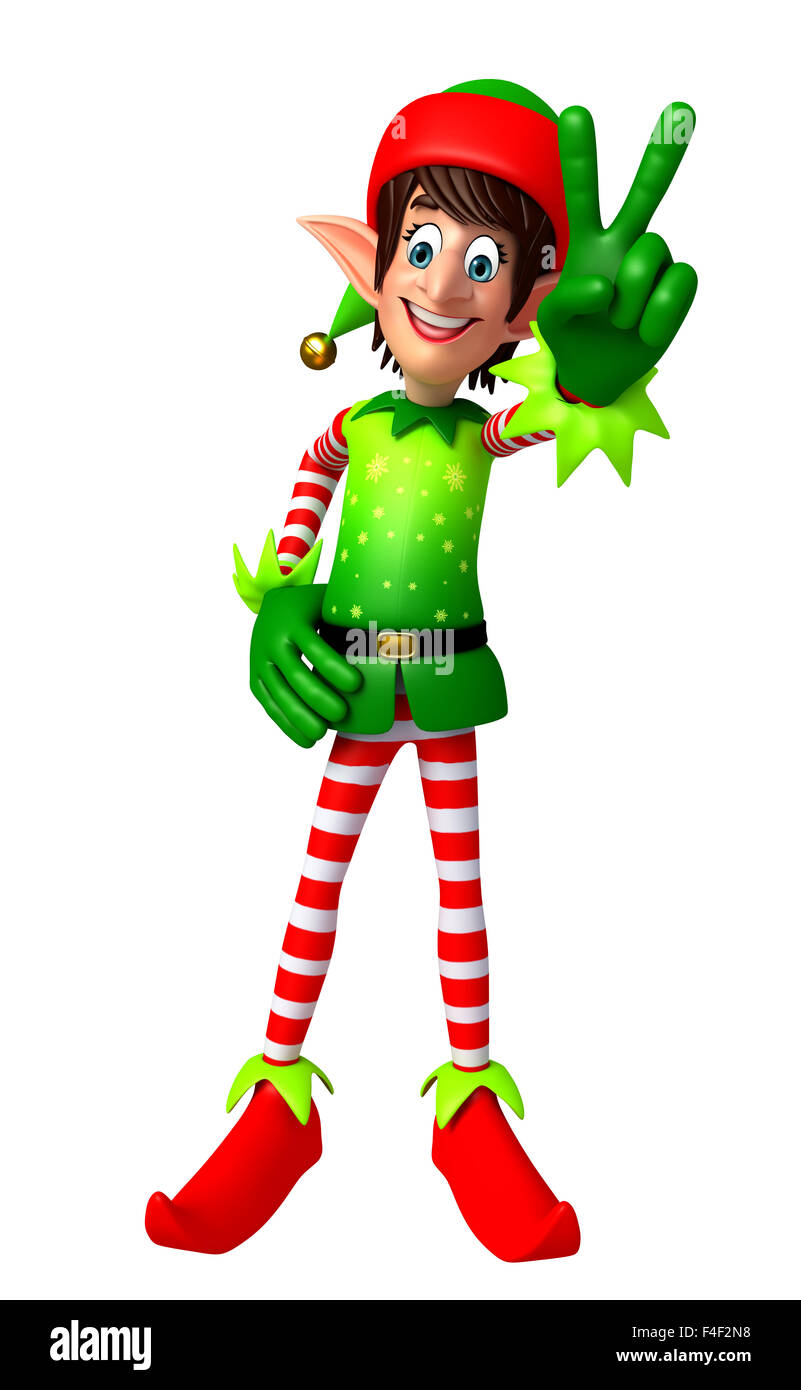 Christmas elves toys Cut Out Stock Images & Pictures - Alamy