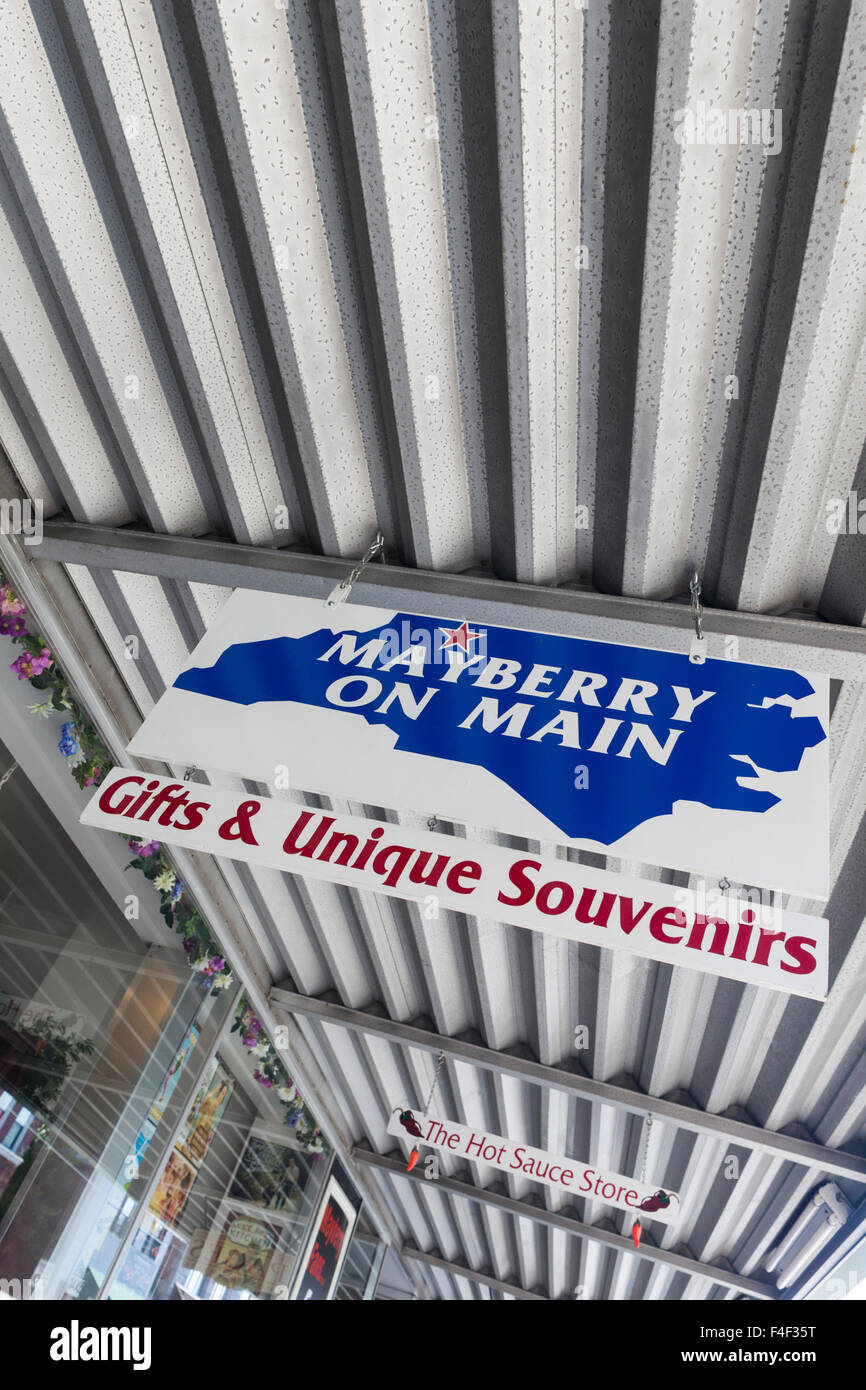 North Carolina, Mt. Airy, town was the model for Mayberry in the TV ...