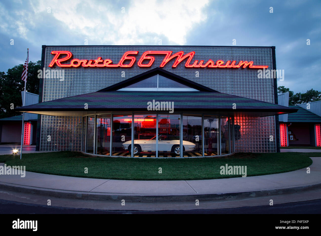 Clinton, Oklahoma, USA. Route 66 Stock Photo - Alamy