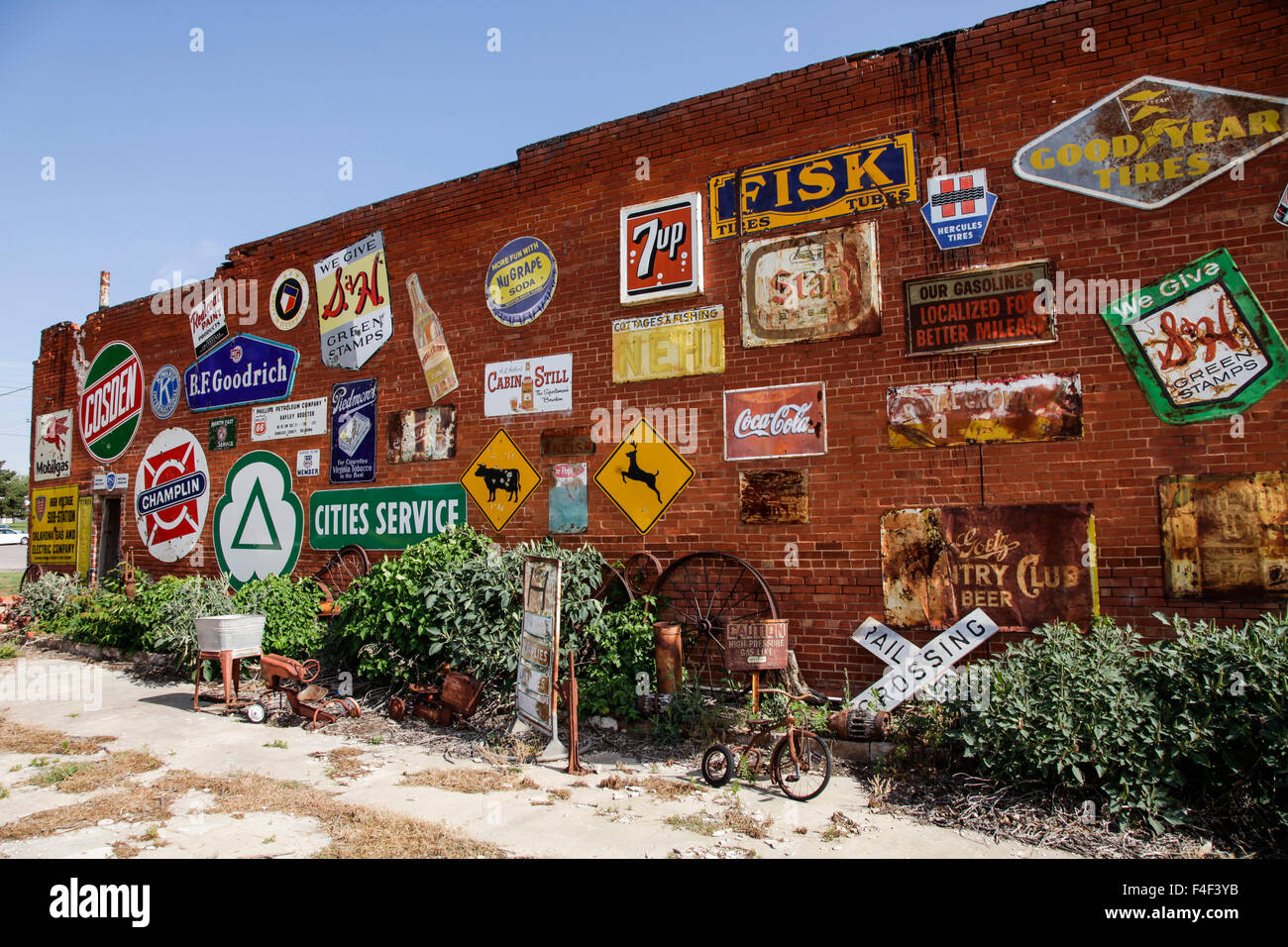 Erick, Oklahoma, USA. Route 66 Stock Photo - Alamy