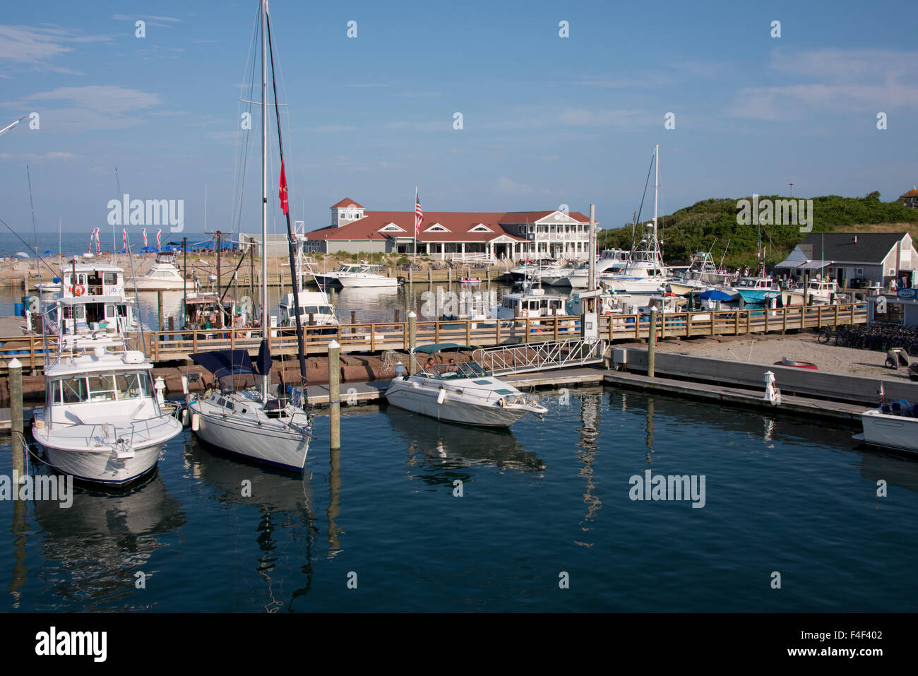 Rhode Island, Block Island, Old Harbor. (Large format sizes available ...