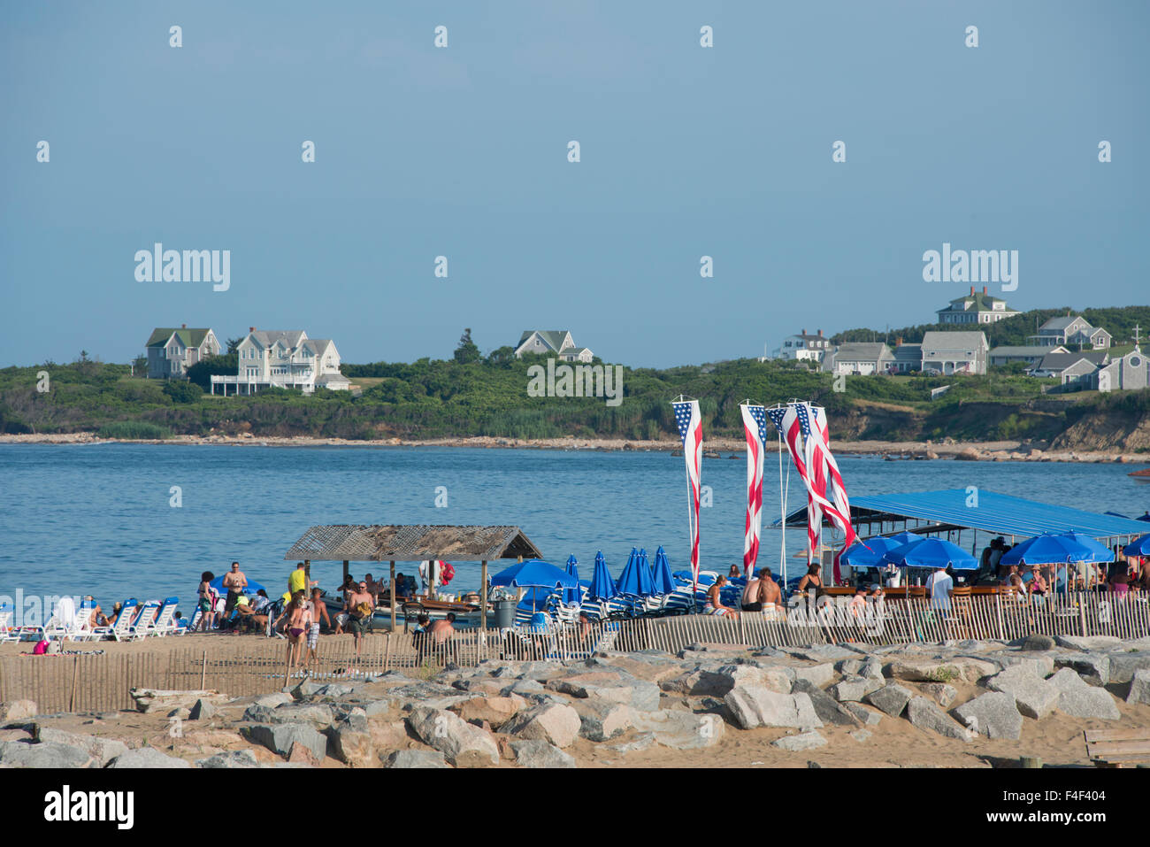 Rhode Island, Block Island, Old Harbor. (Large format sizes available ...