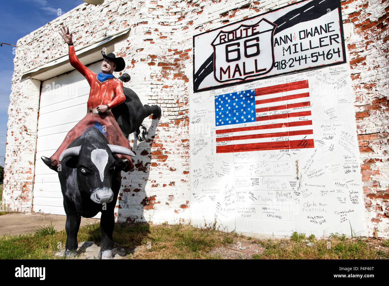 Foyil, Oklahoma, USA. Route 66 Stock Photo - Alamy