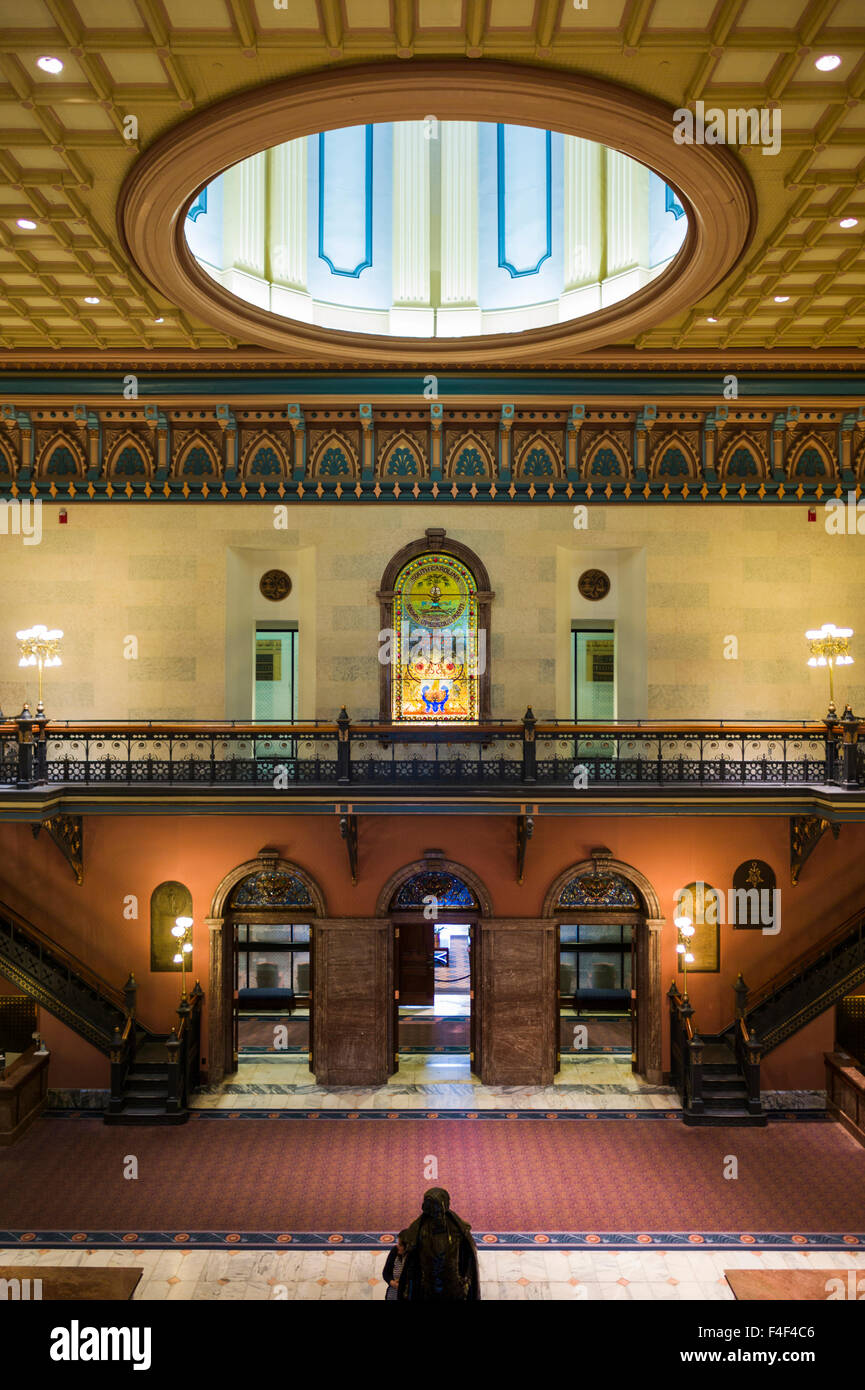 South Carolina, Columbia, South Carolina State House, interior lobby ...