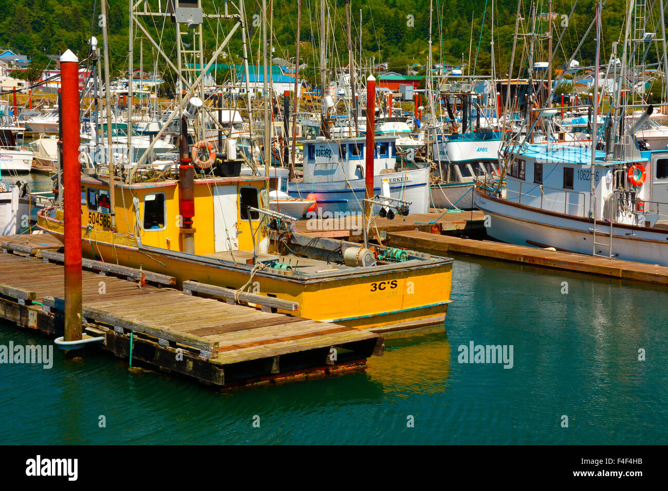 Garibaldi, fishing port, Oregon, USA Stock Photo - Alamy