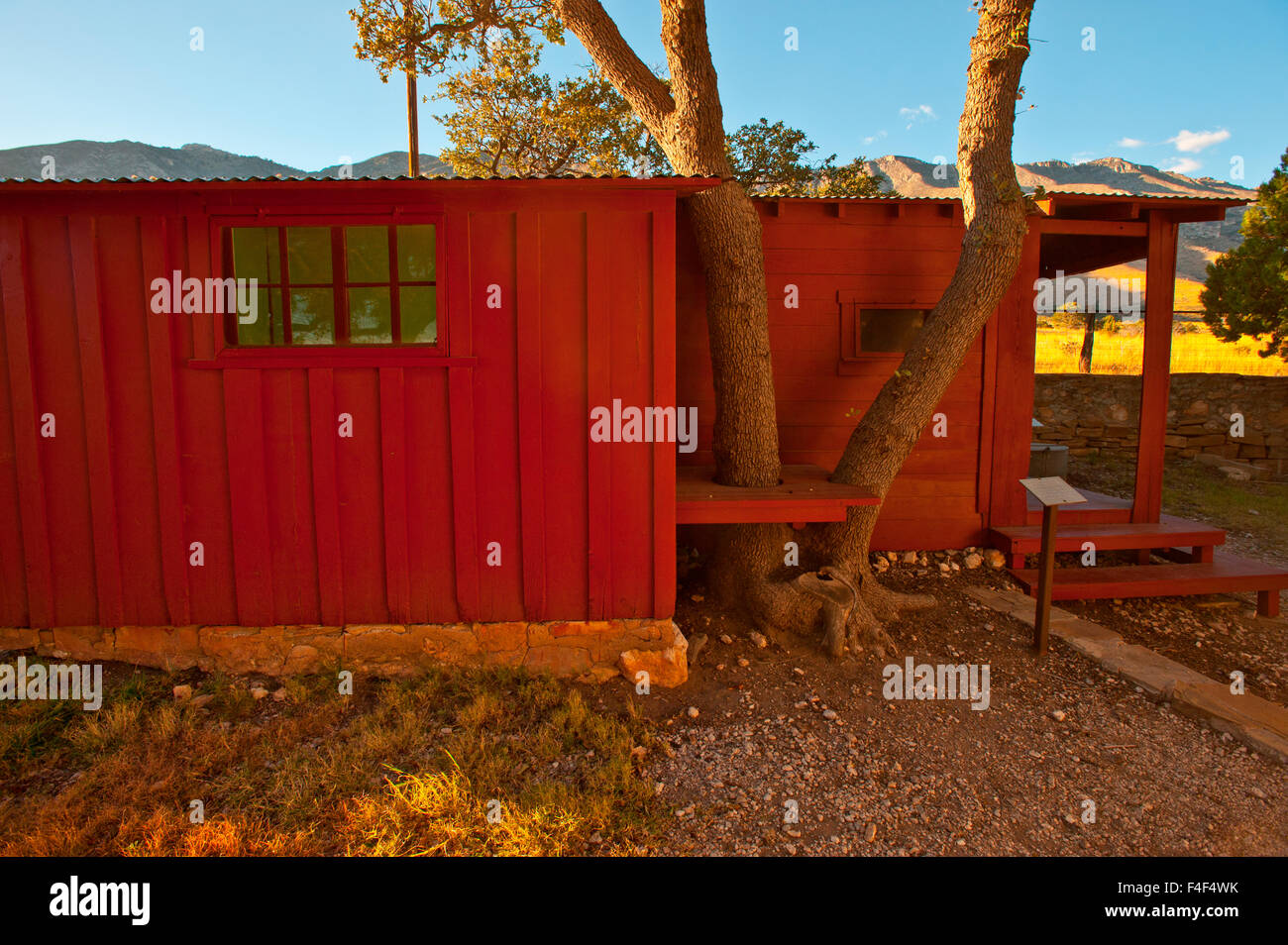 USA. Texas, Guadalupe Mountain National Park, Frijoles Ranch Cultural ...