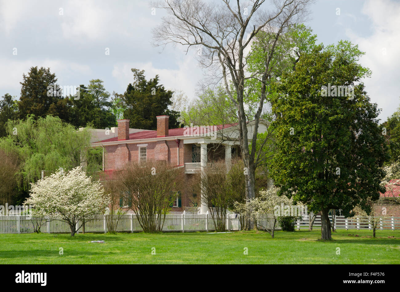 Tennessee, Nashville. The Hermitage, historic home and plantation of ...