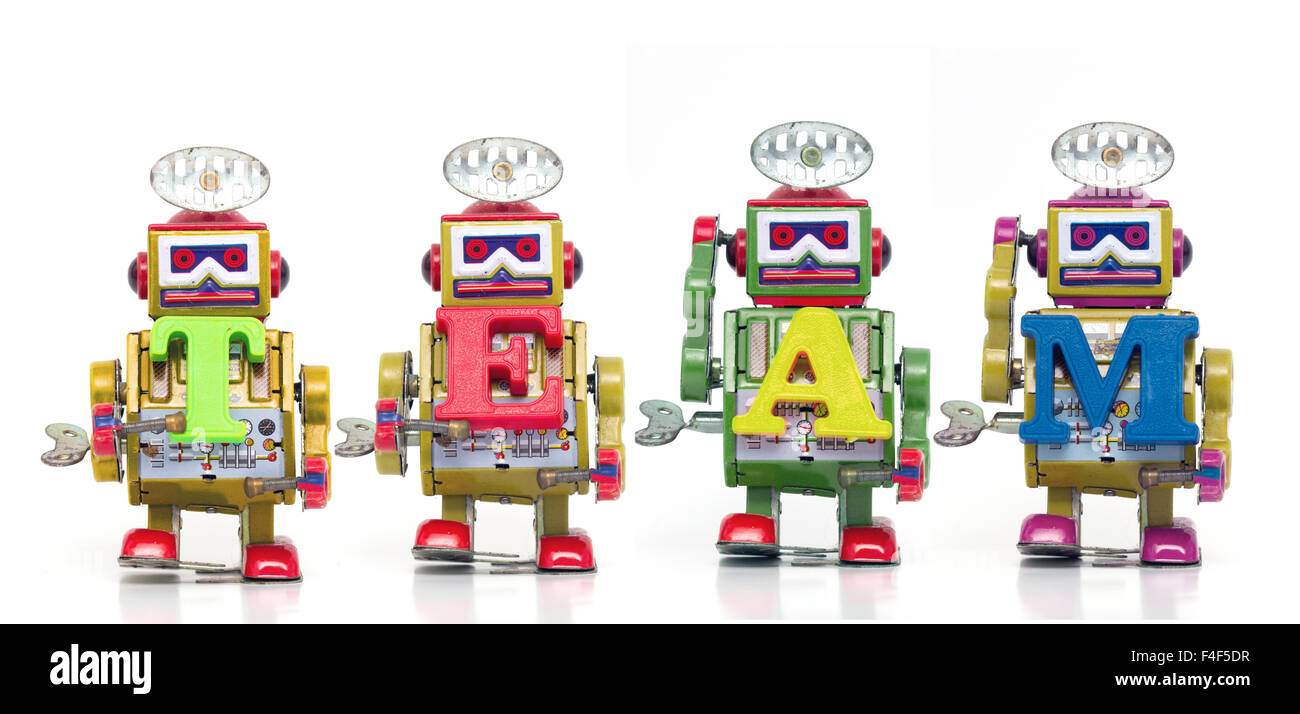 Retro creative team Cut Out Stock Images & Pictures - Alamy