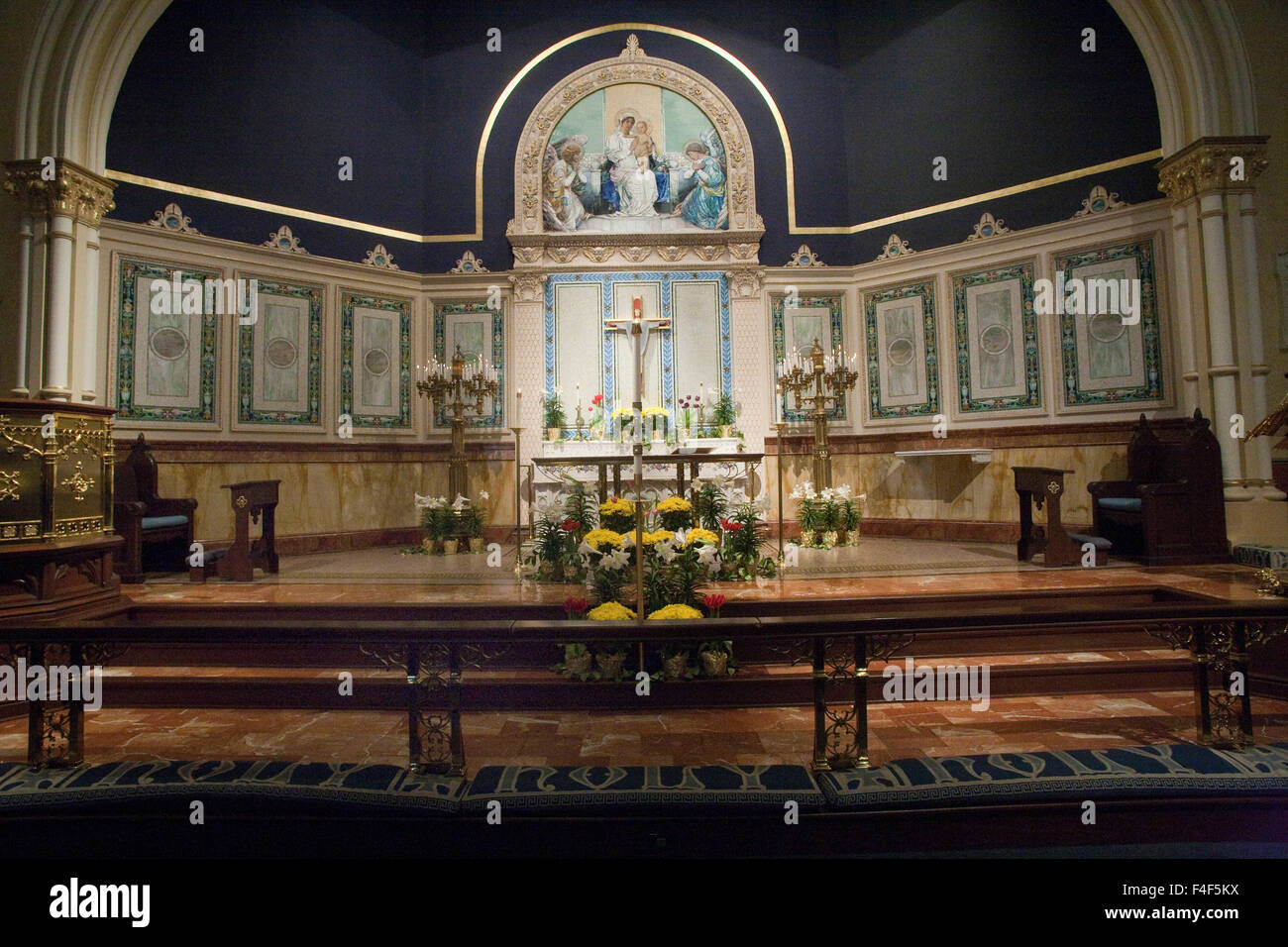 Lutheran church interior hi-res stock photography and images - Alamy