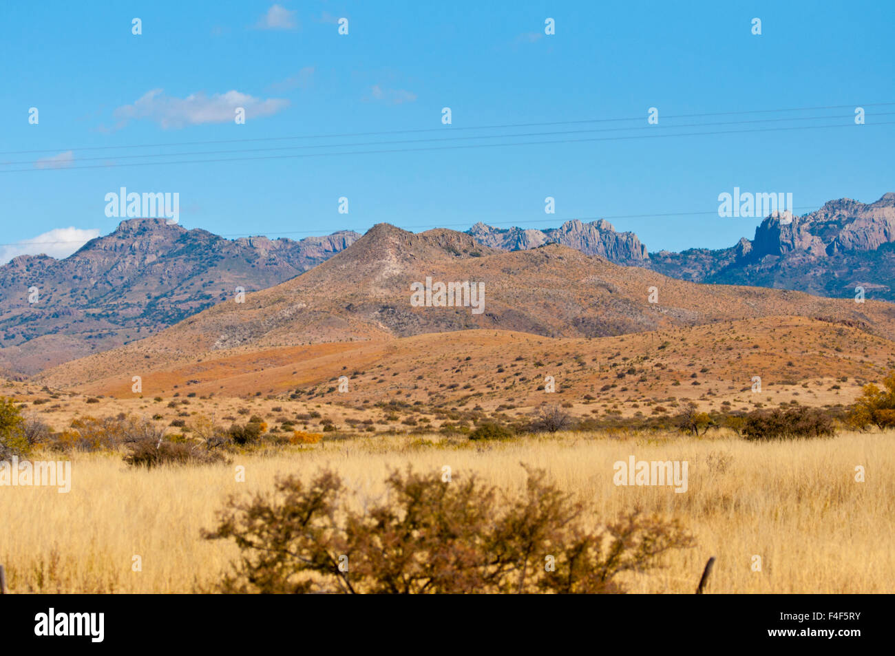 USA, Fort Davis, Texas, Davis Mountains Scenic Loop Drive Stock Photo ...