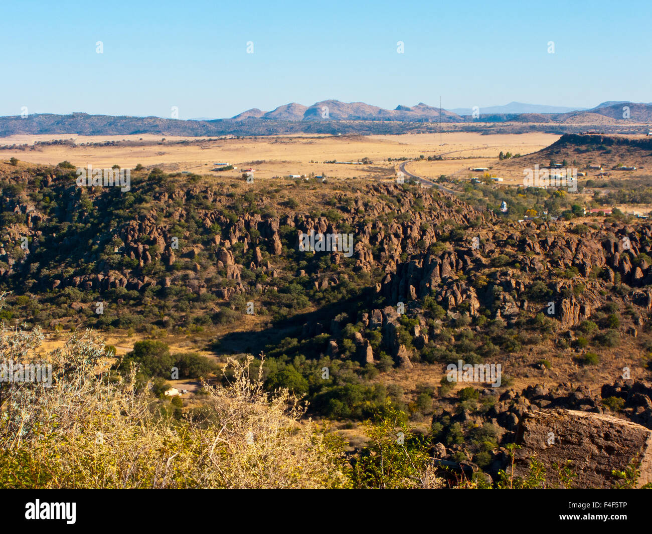 USA, Fort Davis, Texas, Davis Mountains State Park, view from Skyline ...