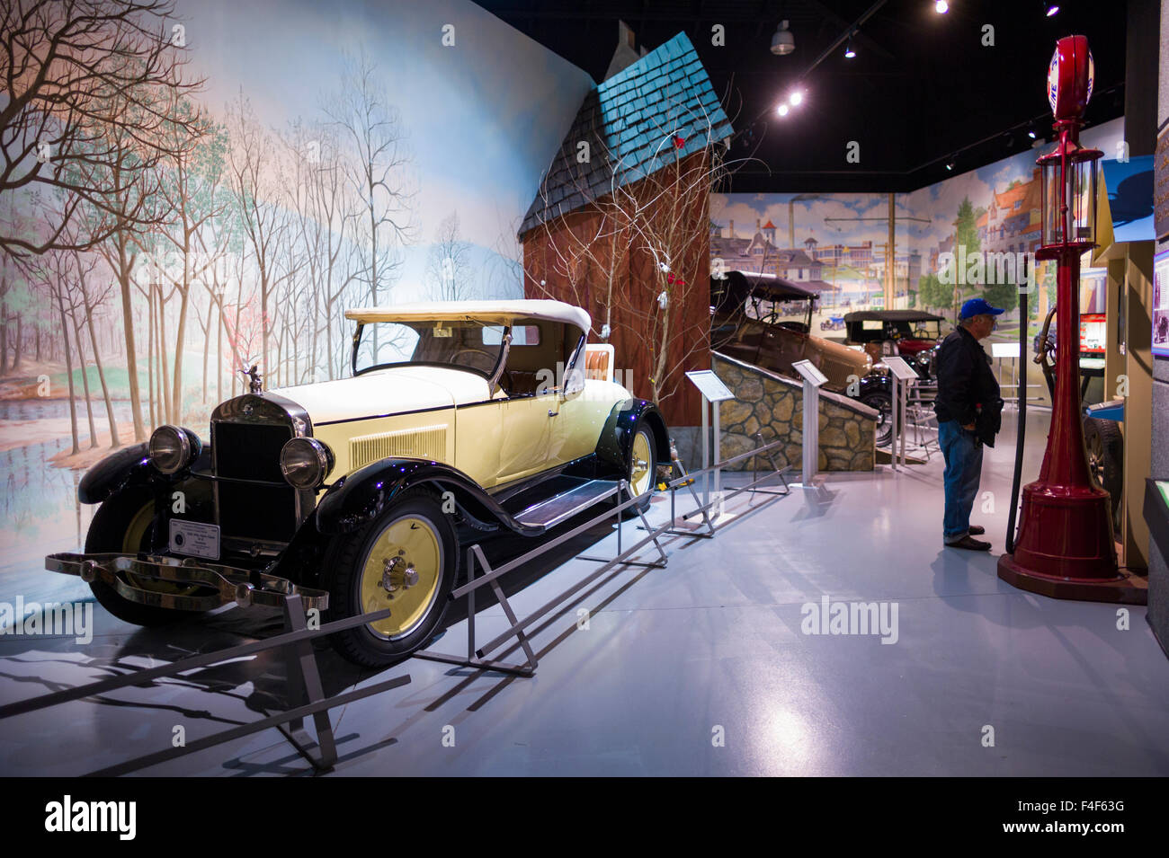 USA, Pennsylvania, Hershey, AACA Auto Museum, interior Stock Photo - Alamy