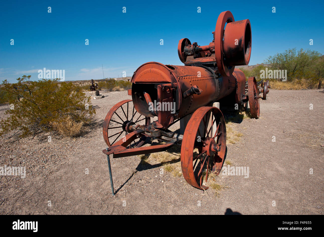 USA, Texas, Big Bend National Park, Castolon Historic District, Antique ...