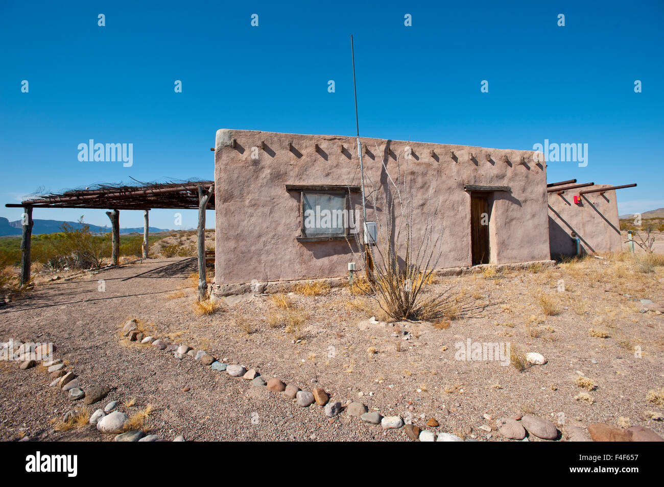 USA, Texas, Big Bend National Park, Castolon Historic District, Garlick ...