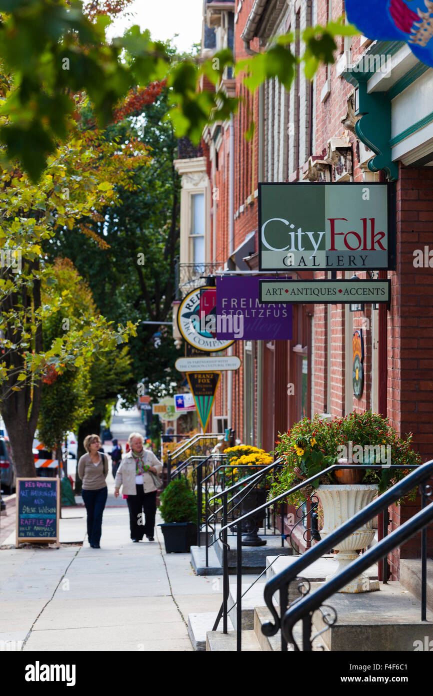 USA, Pennsylvania, Pennsylvania Dutch Country, Lancaster, street view ...