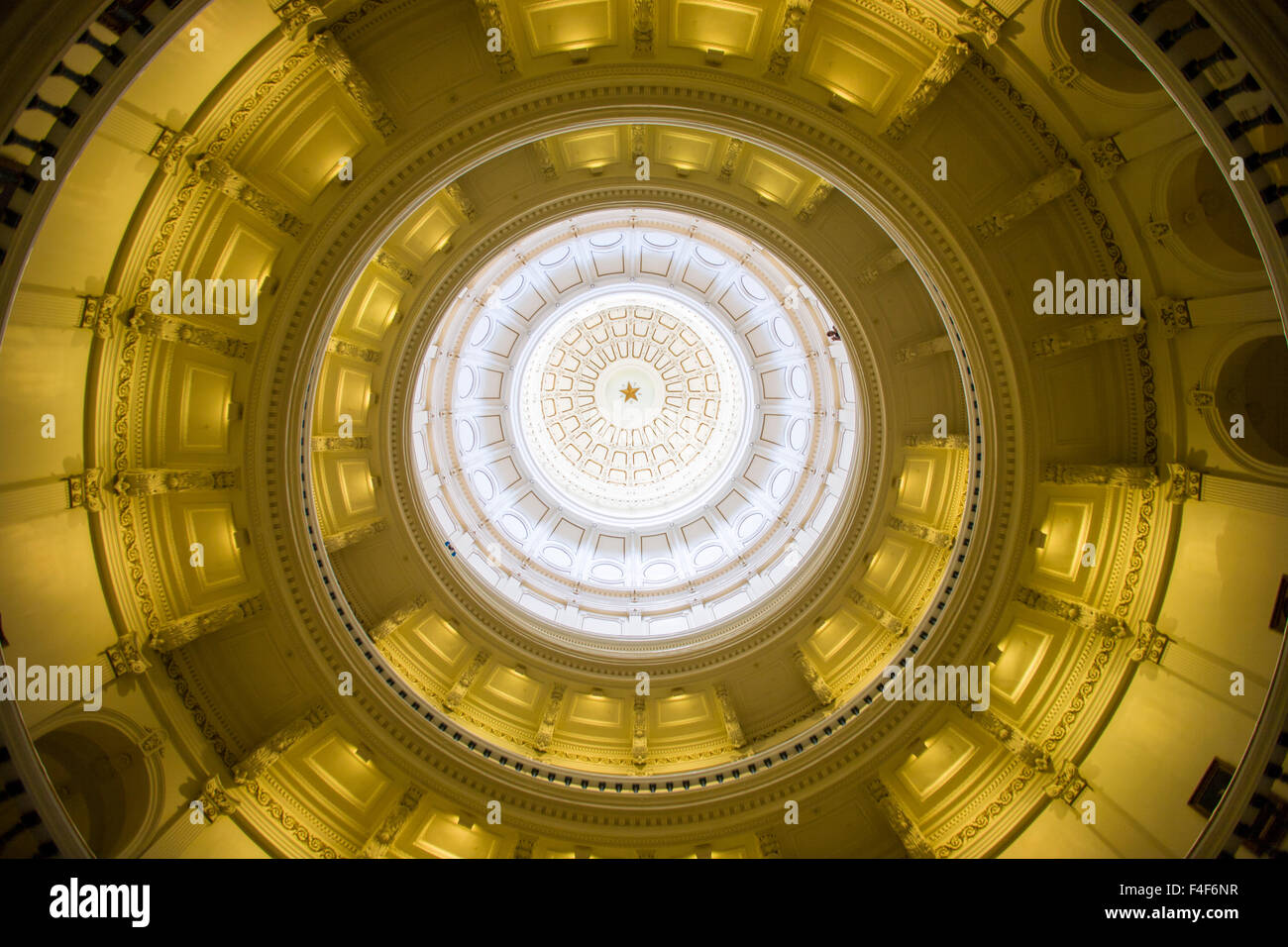 USA, Austin, Texas, Capitol Dome, Capitol Building (1888) built of red ...