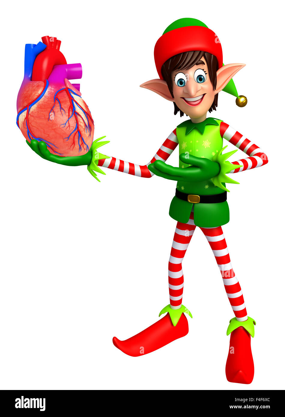 3d rendered illustration of elves with anatomical heart Stock Photo - Alamy