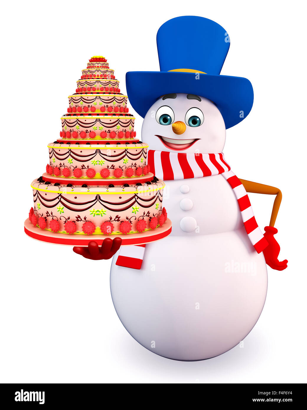 3d cake illustration hi-res stock photography and images - Alamy