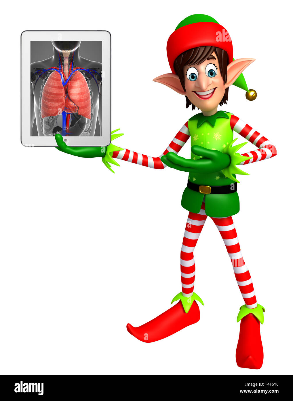 3d rendered illustration of elves with anatomical xray Stock Photo - Alamy