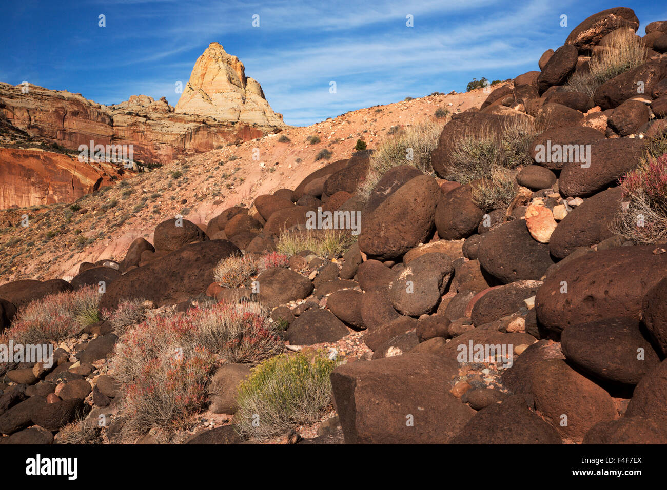 USA, Utah, Capitol Reef National Park, Rock Formations Stock Photo - Alamy
