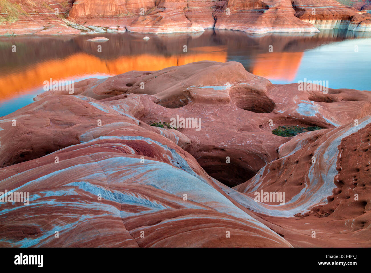 Utah. Weathering Pit Ridge at Lake Powell. Credit as: Don Paulson ...