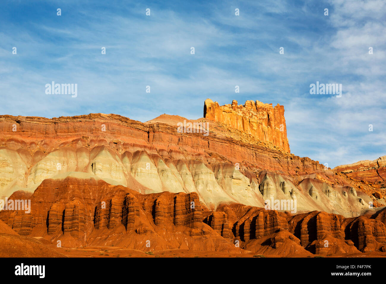 USA, Utah, Capitol Reef National Park, The Castle Stock Photo - Alamy