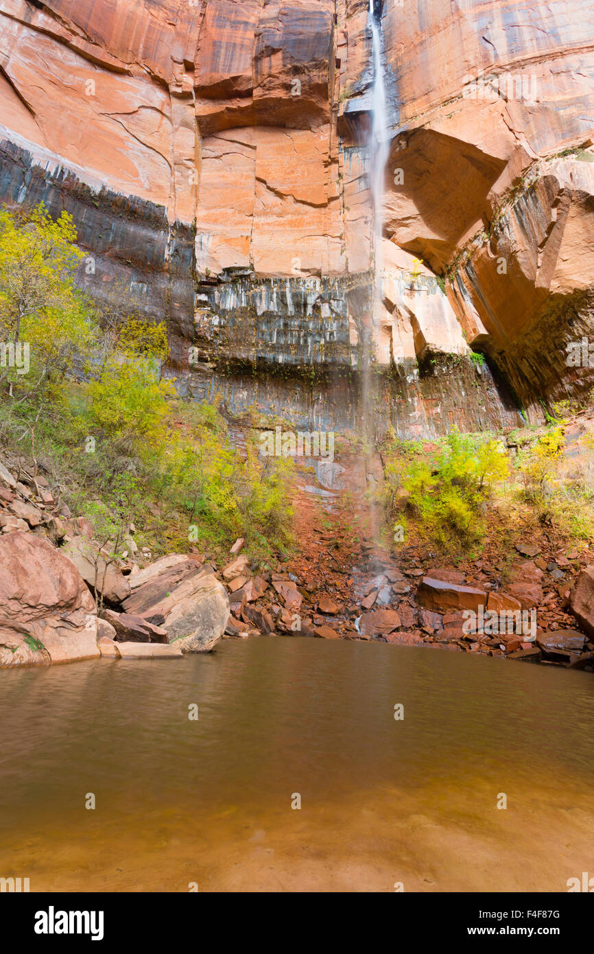 USA, Utah, Zion National Park, Upper Emerald Pool Stock Photo - Alamy