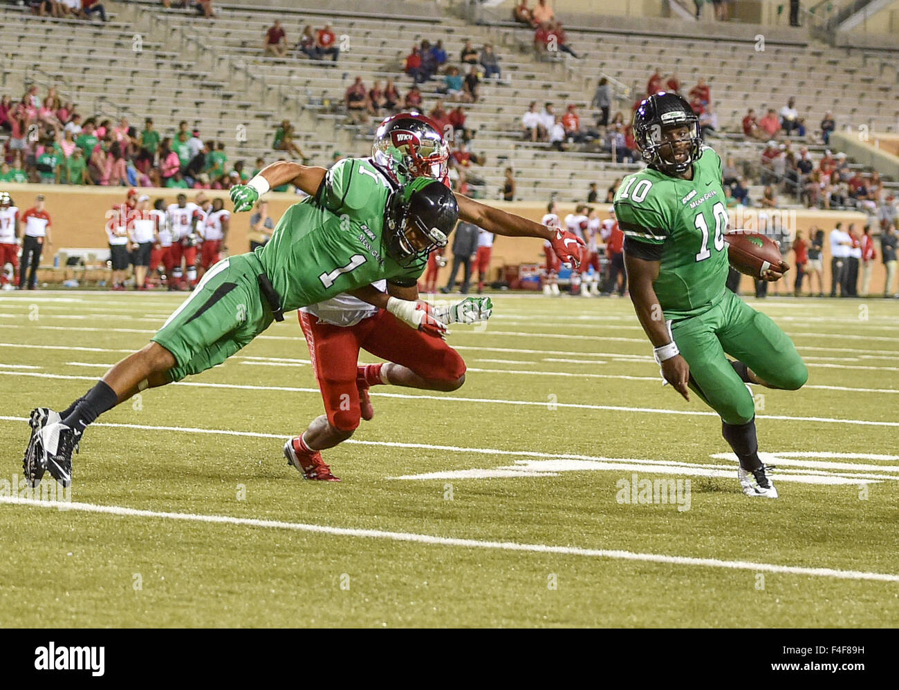 October 15th, 2015: .North Texas Mean Green wide receiver Turner Smiley ...