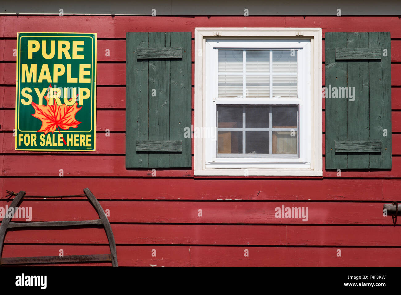 Maple syrup sign hi-res stock photography and images - Alamy