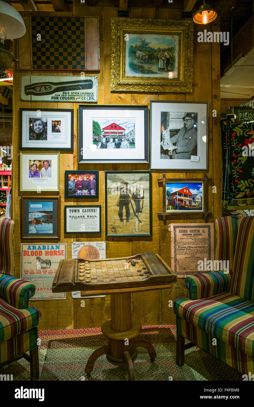 Vermont, Rockingham, Vermont General Store, interior Stock Photo - Alamy