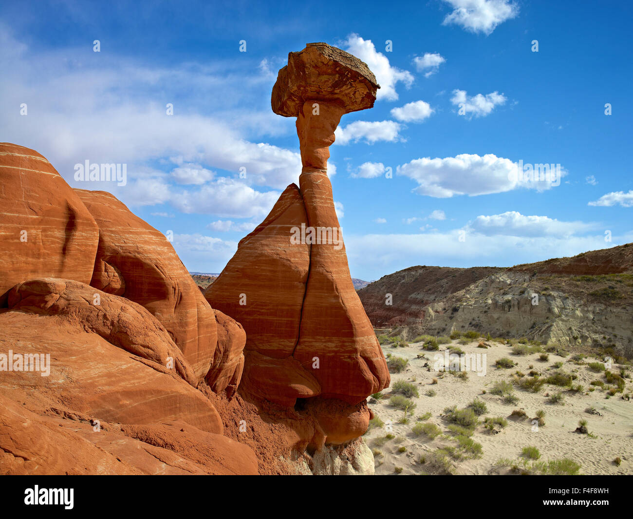USA, Utah, Grand Staircase Escalante National Monument. Hoodoo at ...