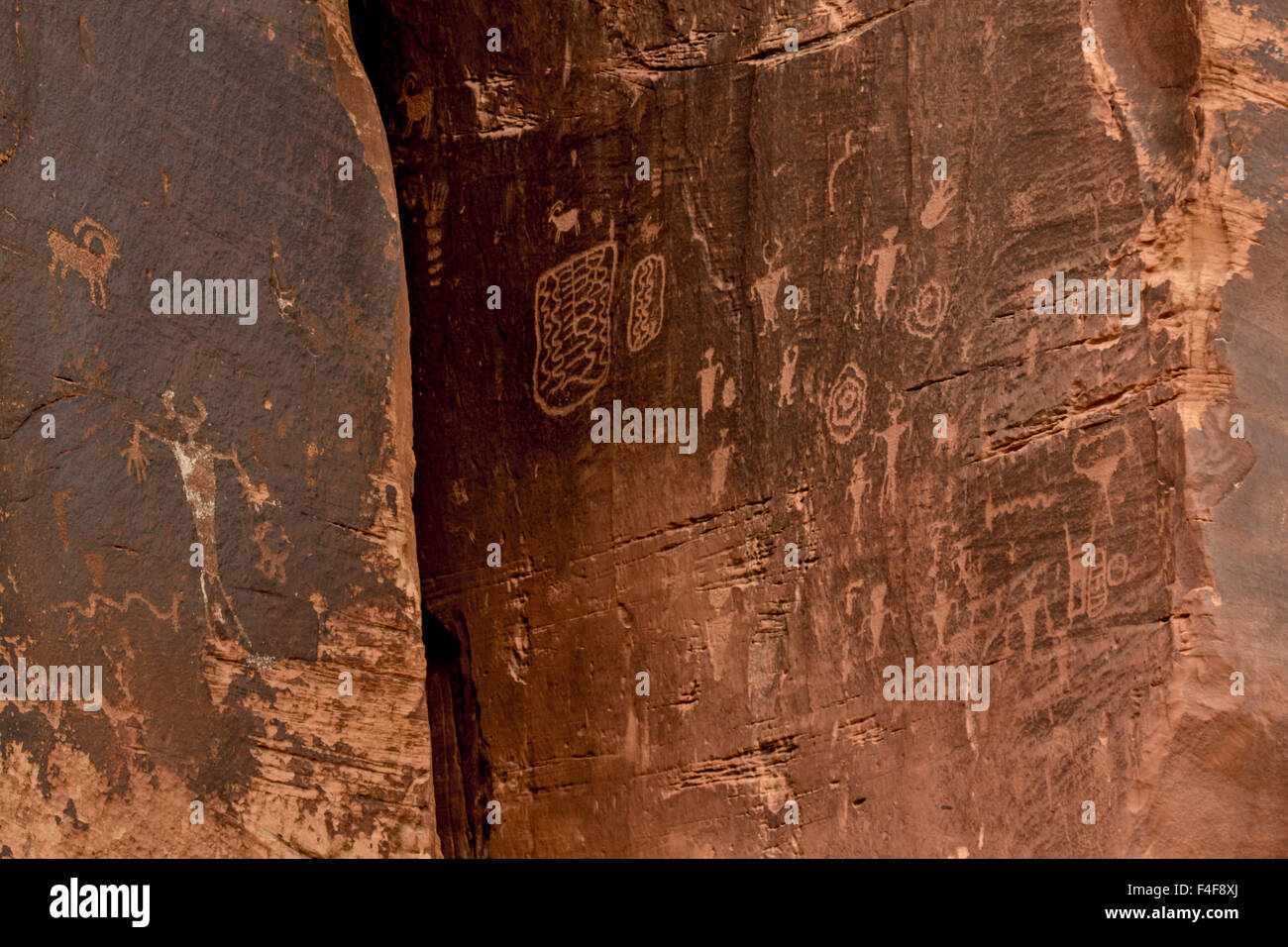 Petroglyphs near Moab, Utah Stock Photo - Alamy