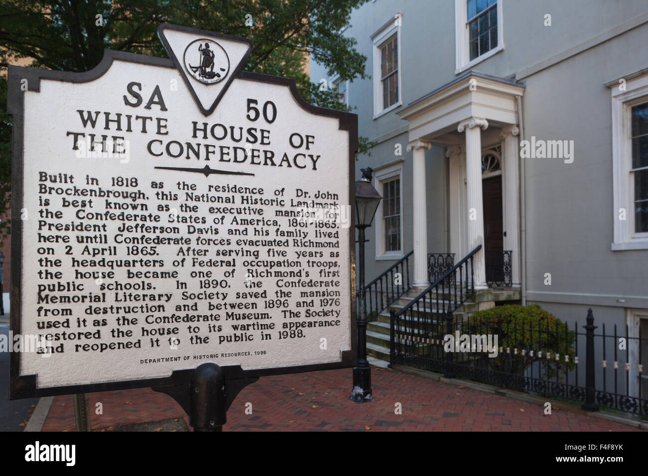 Confederate white house hi-res stock photography and images - Alamy