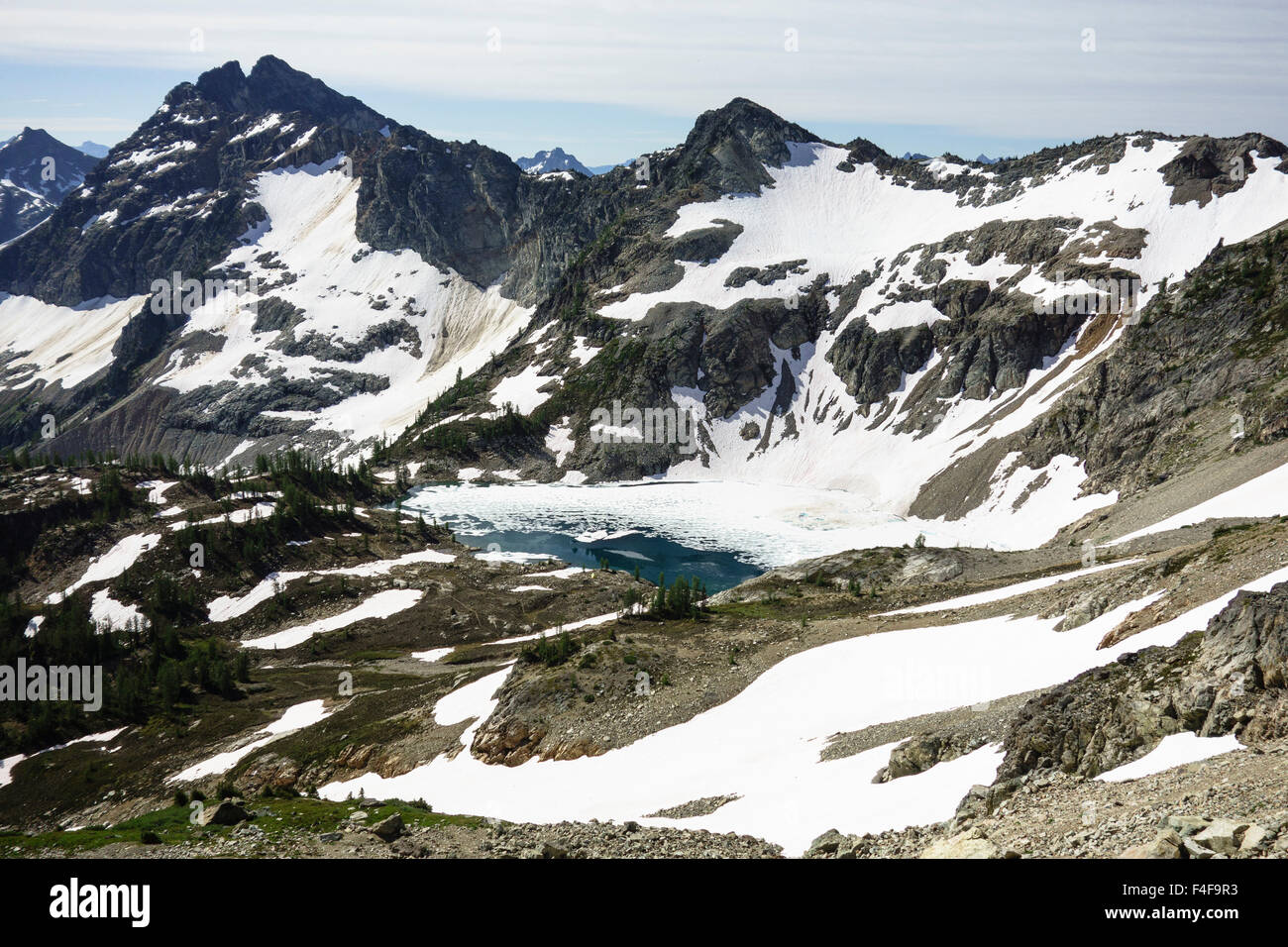 North Cascades, Washington State. Wing Lake Stock Photo - Alamy