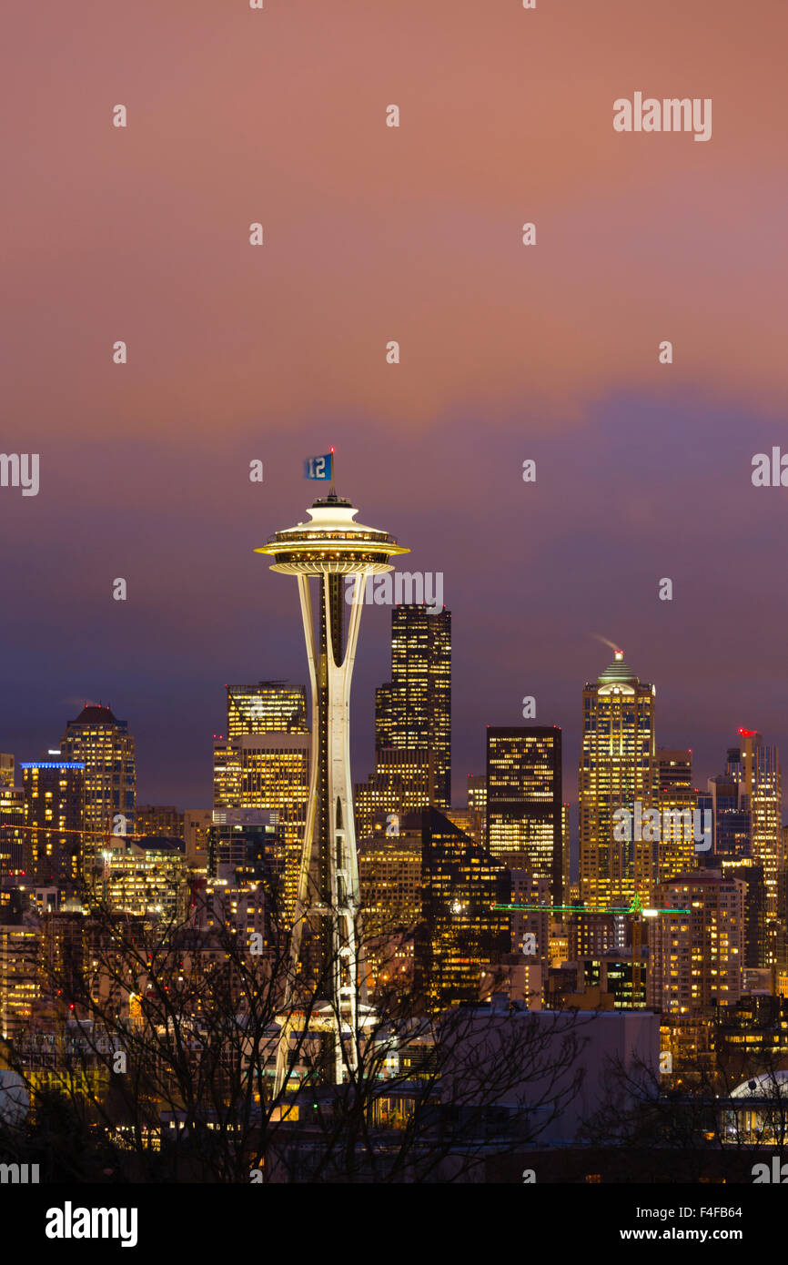 Space Needle, Seattle, Washington, USA Stock Photo - Alamy