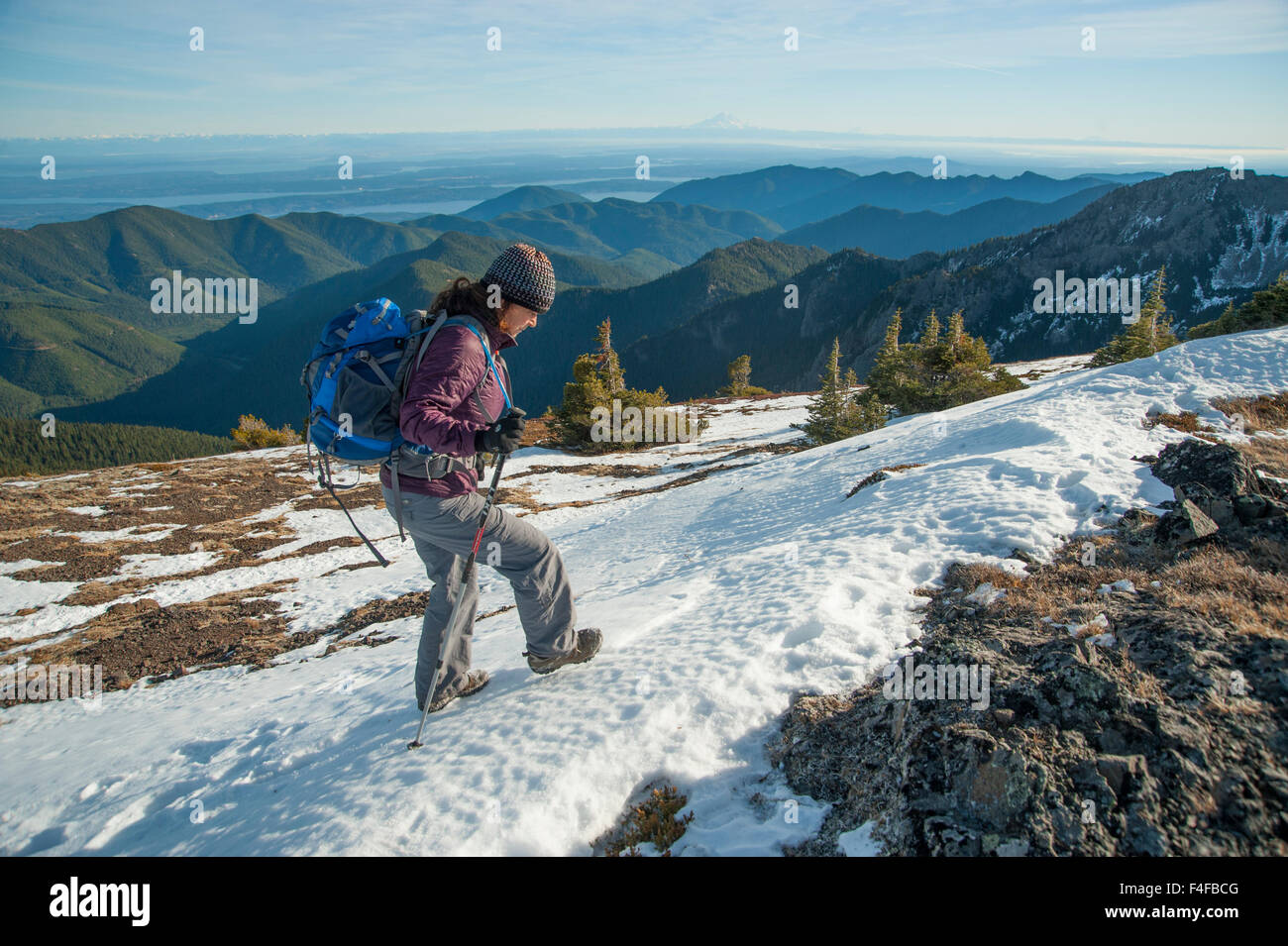 Washington, Olympic Peninsula, northwest Olympic National Park, Mount ...