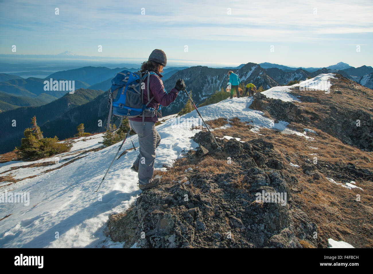 Washington, Olympic Peninsula, northwest Olympic National Park, Mount ...