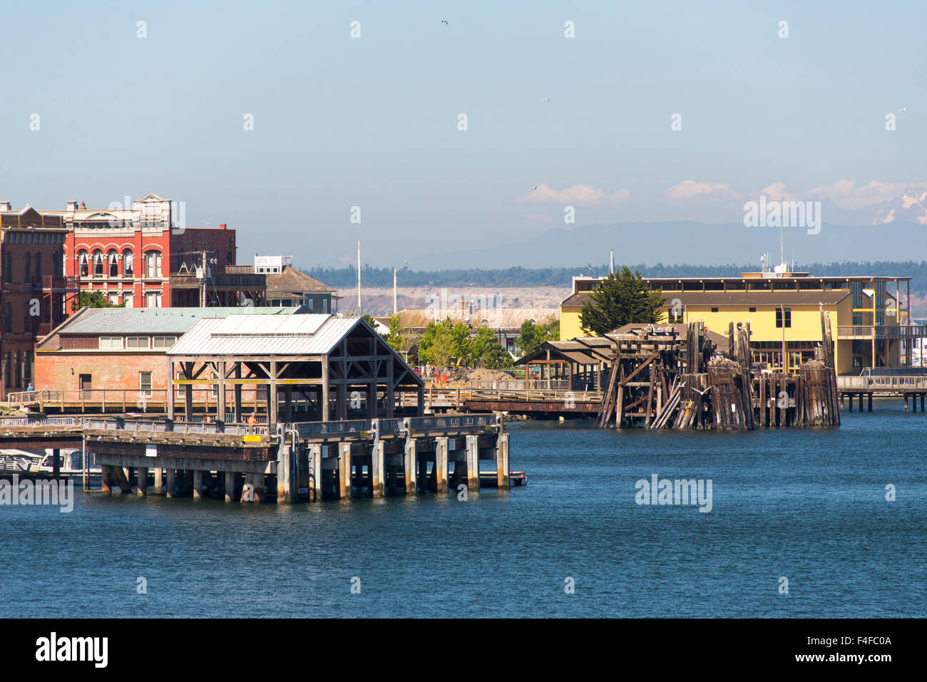 USA, Washington State. Port Townsend is a historic Victorian seaport ...