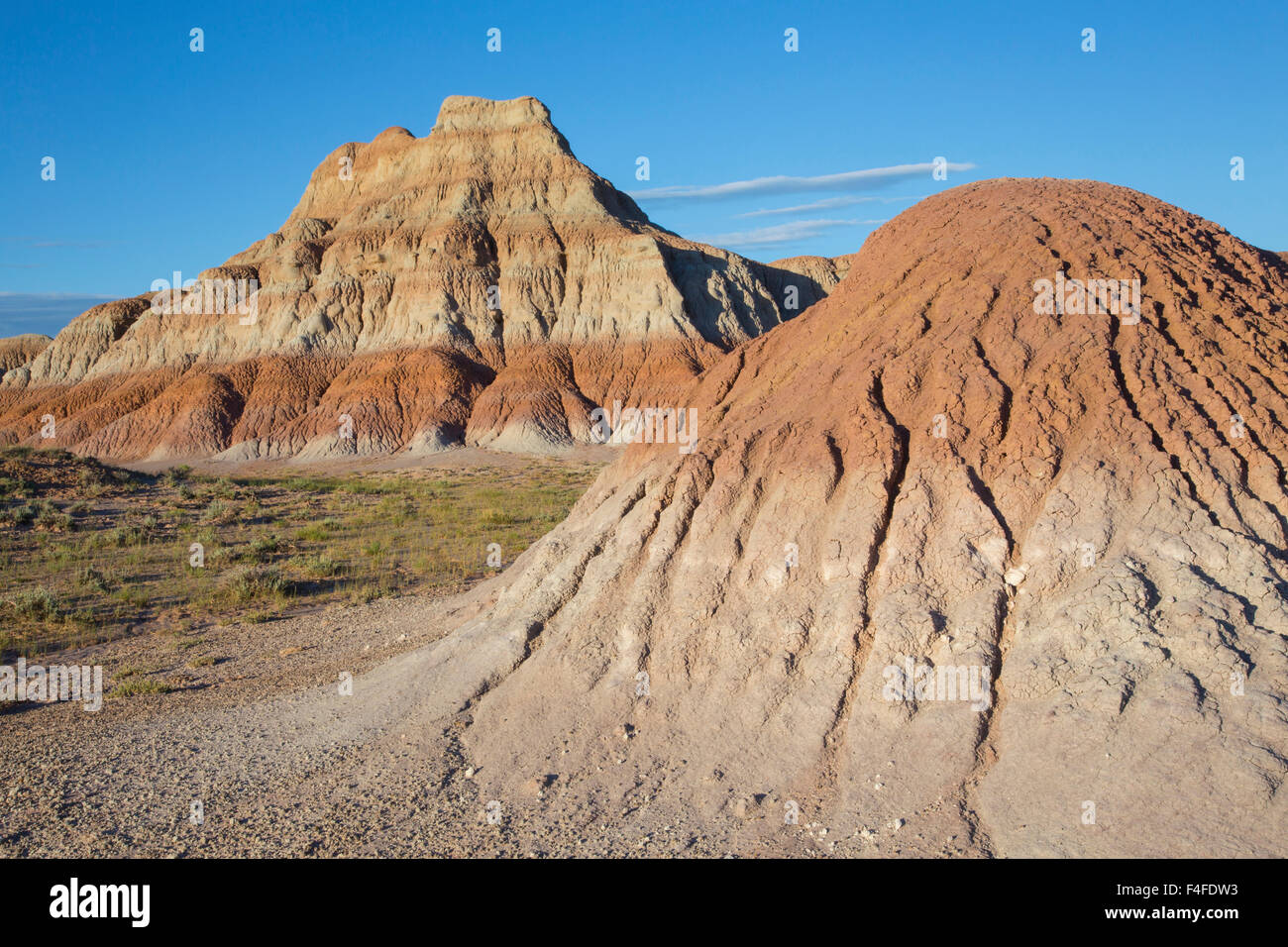 Wyoming, Sublette County, Badlands landscape Stock Photo - Alamy