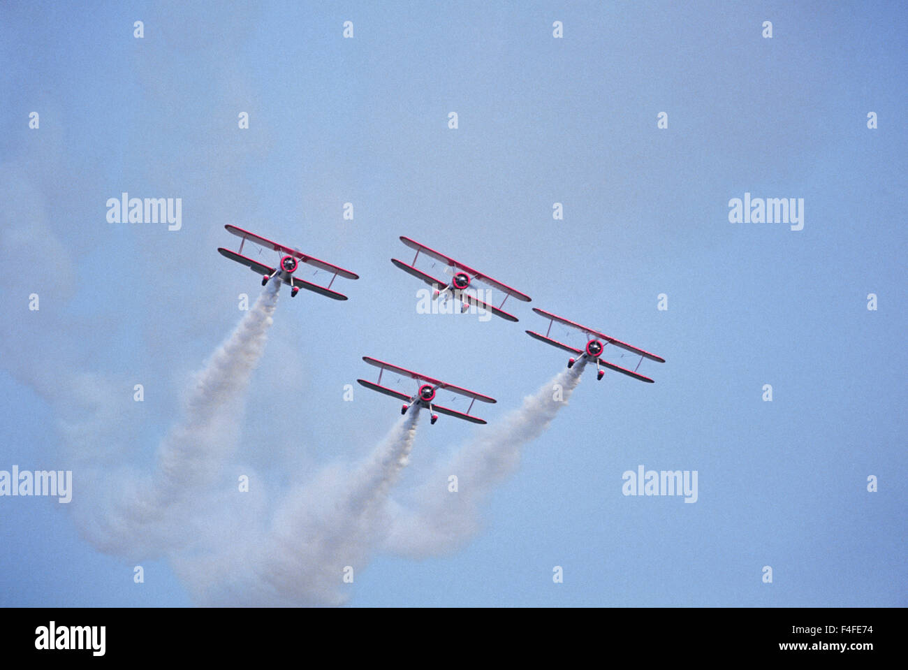 Stunt aircraft in airshow. (Large format sizes available Stock Photo ...