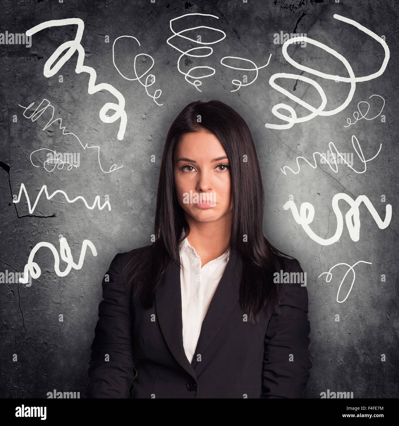 Sad woman looking at camera hi-res stock photography and images - Alamy