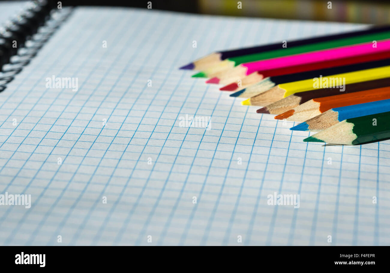 Pencils lying hi-res stock photography and images - Alamy