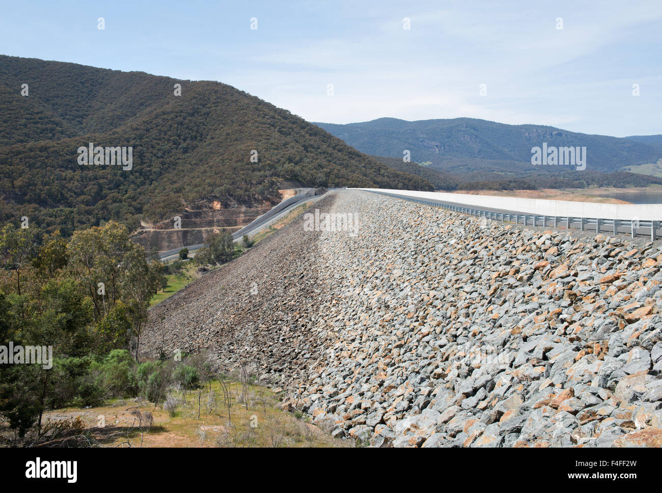 Blowering Dam, on the Tumut River, New South Wales, Australia Stock ...