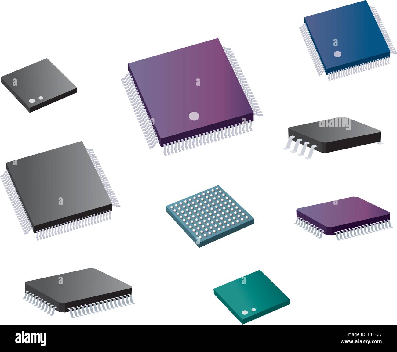 Electronics flow Stock Vector Images - Alamy