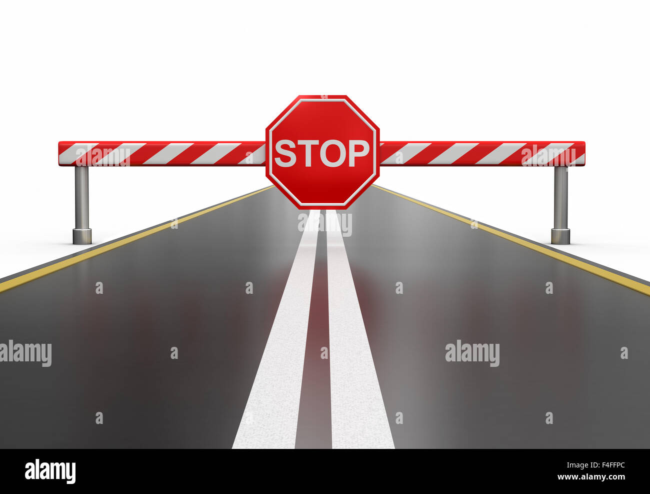 Stop sign. Image with clipping path Stock Photo - Alamy