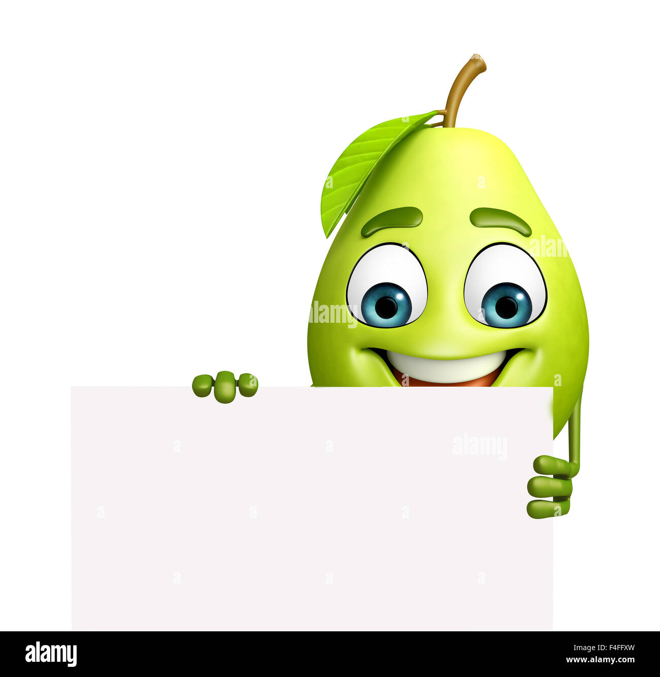 3d rendered illustration of guava cartoon character Stock Photo - Alamy