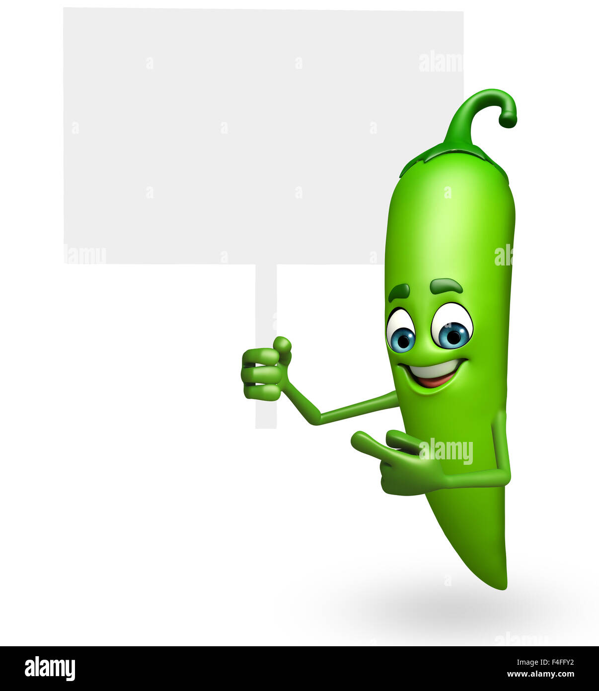 3d rendered illustration green chili hi-res stock photography and ...