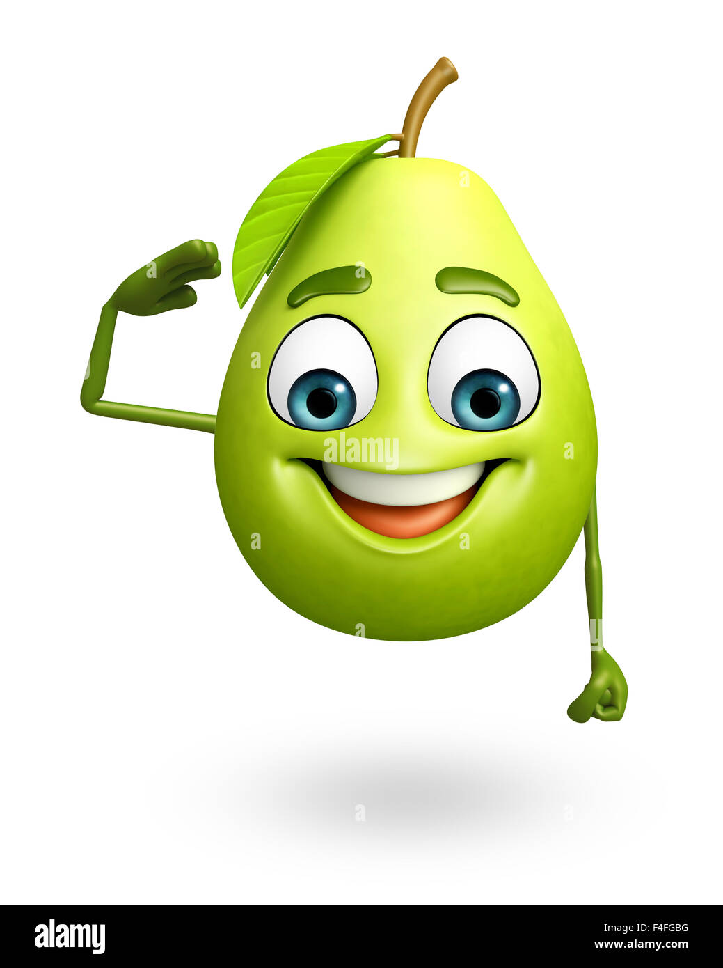 3d rendered illustration of guava cartoon character Stock Photo - Alamy