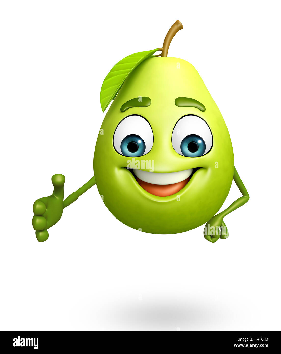 3d rendered illustration of guava cartoon character Stock Photo - Alamy